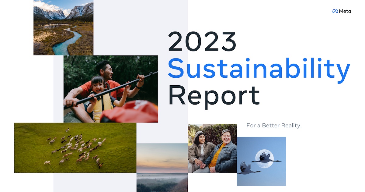 Introducing Meta’s 2023 Sustainability Report - Meta Sustainability